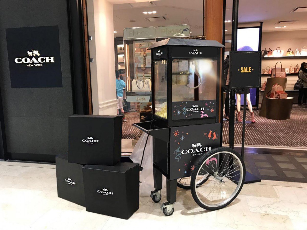 Brand Activation Popcorn & Ice Cream Cart - PartyMojo Singapore