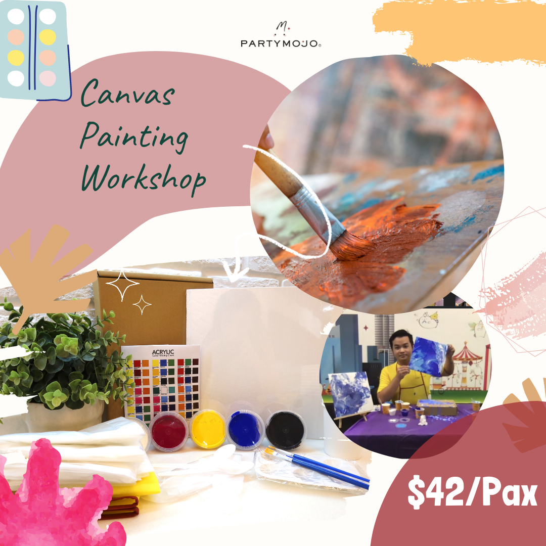 Virtual canvas painting Workshop | Hosted by PartyMojo