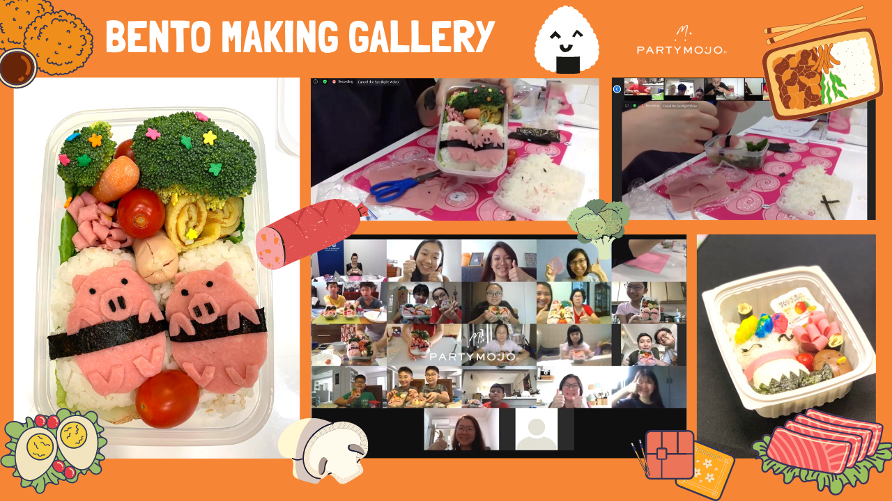 Virtual Bento Making Workshop | Hosted by PartyMojo