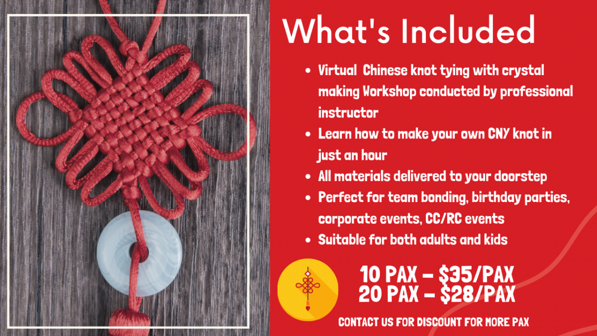 Virtual Chinese Knot Tying Workshop Singapore | Hosted by PartyMojo