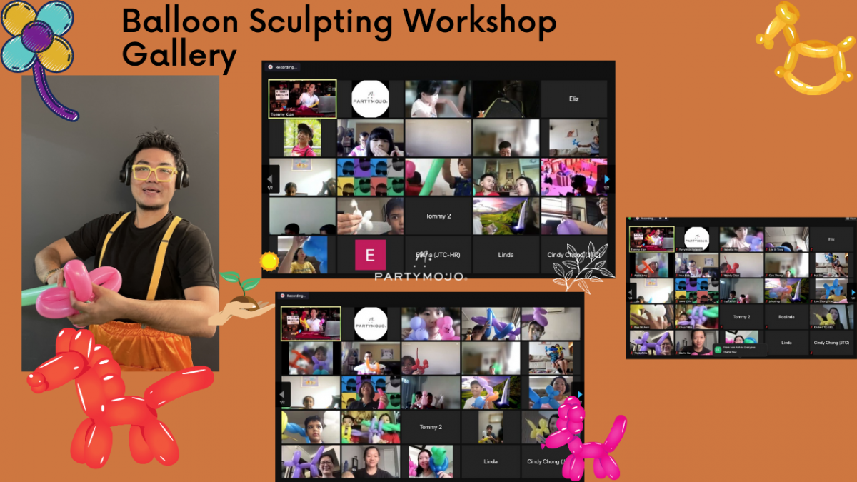 Virtual Balloon Sculpting Workshop | Hosted by PartyMojo