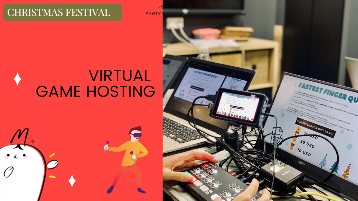 Virtual Christmas Event Promotions 2021 - Hosted by PartyMojo