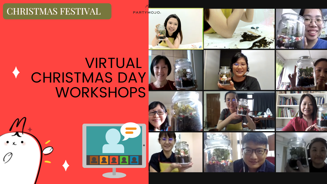 Virtual Christmas Event Promotions 2021 - Hosted by PartyMojo