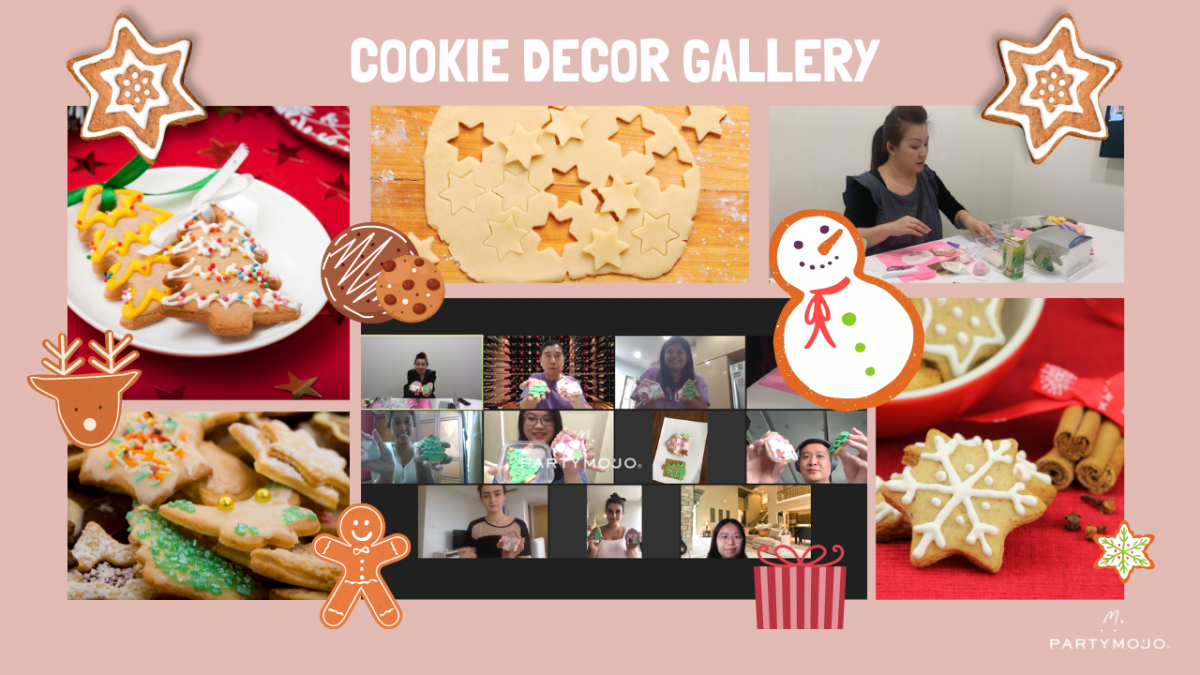 Virtual Christmas Cookie Decorating Icing Workshop | Hosted by PartyMojo