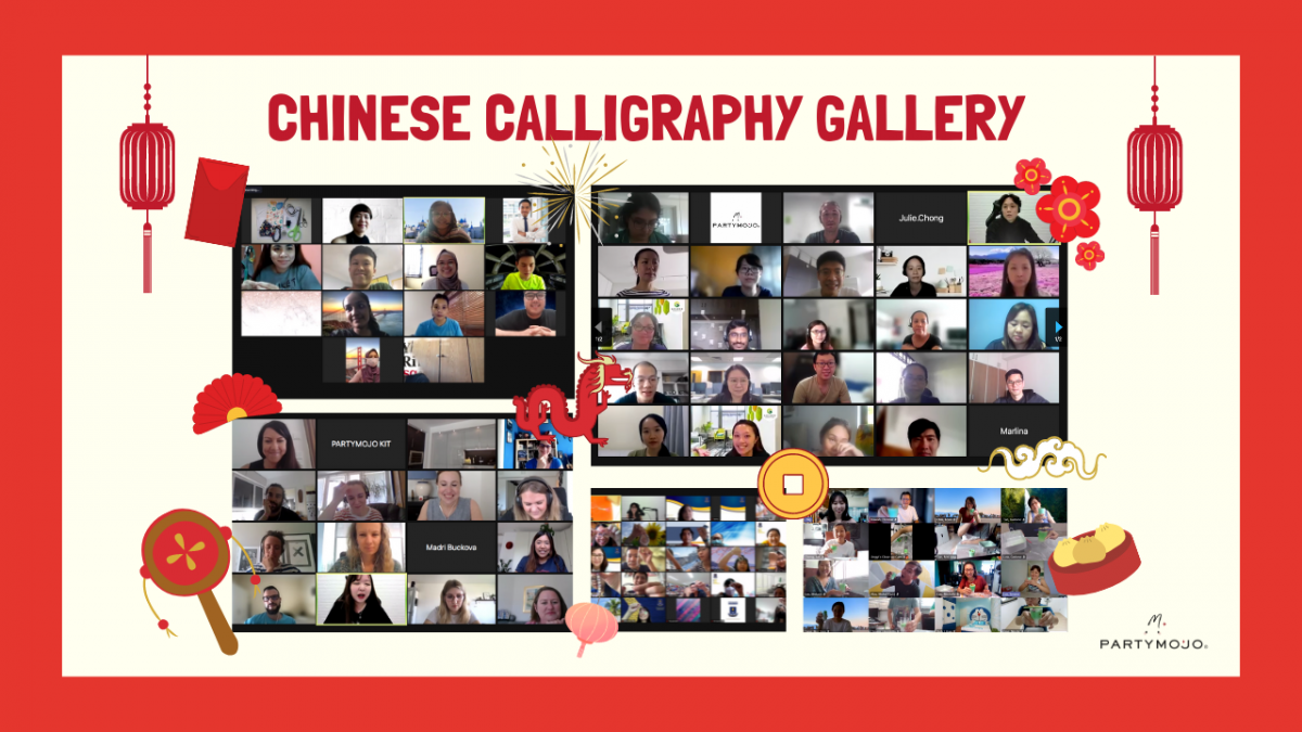 Virtual Chinese Calligraphy Workshop| Hosted by PartyMojo