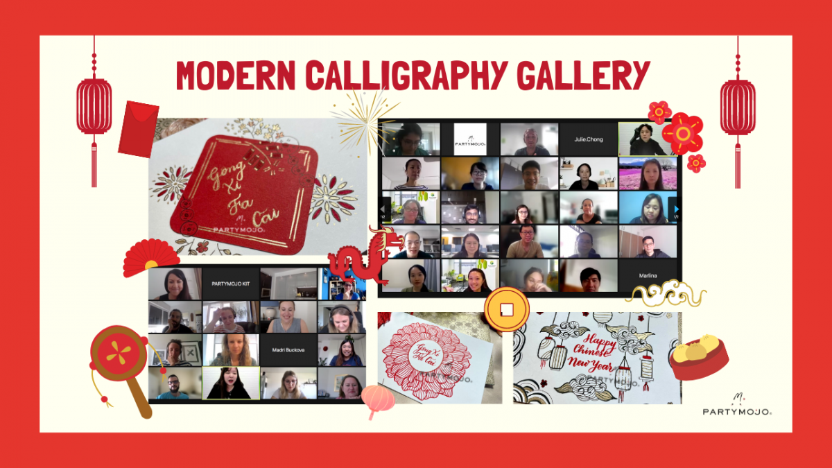 Virtual Modern CNY Calligraphy Workshop | Hosted by PartyMojo