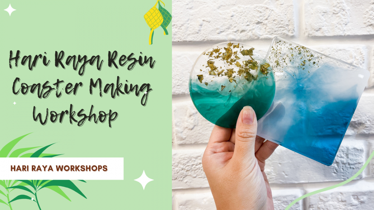 Hari Raya Resin Coaster Workshop | Hosted by PartyMojo