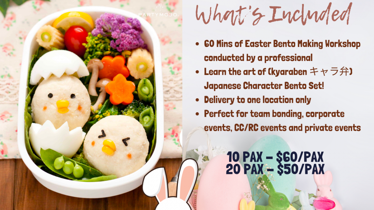 Virtual Easter Bento Making Workshop | Hosted by PartyMojo