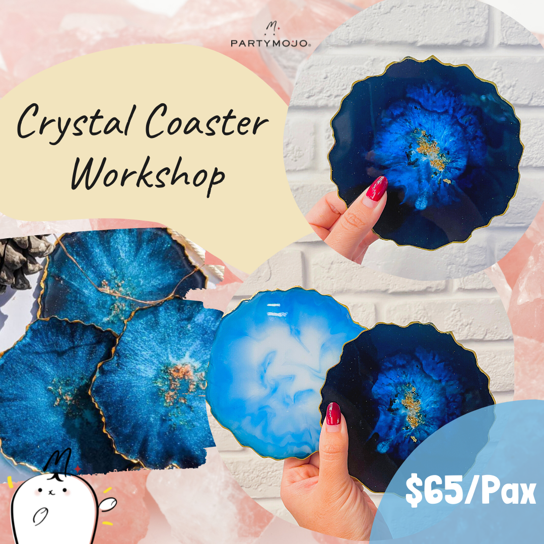 Virtual Crystal Resin Coaster Making Workshop | Hosted by PartyMojo ...