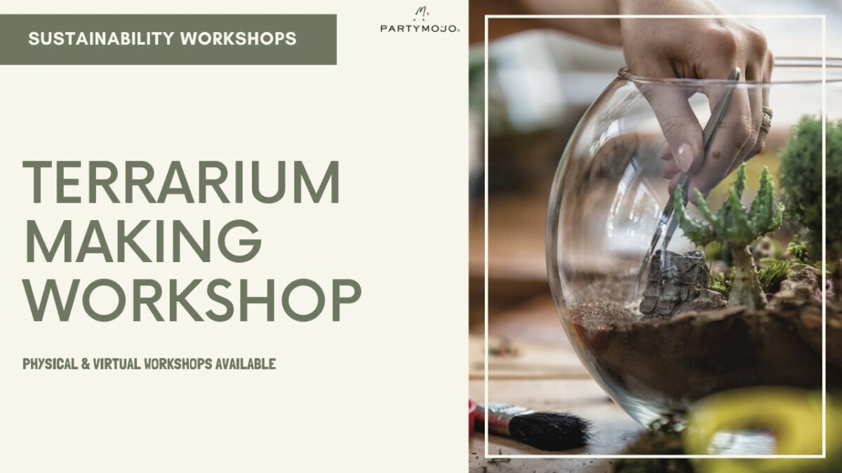 Terrarium Making Workshop | Hosted by PartyMojo