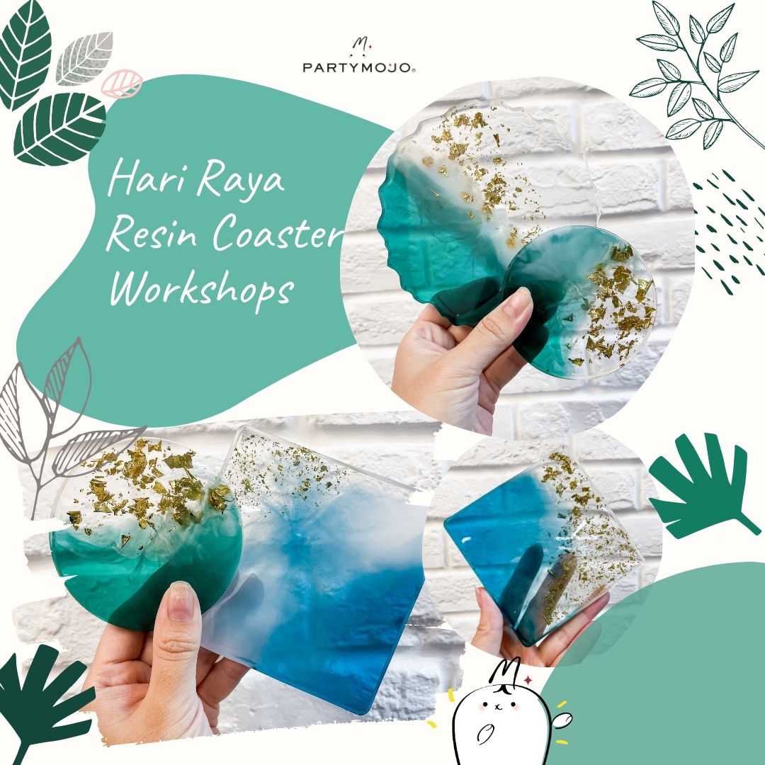 Hari Raya Resin Coaster Workshop | Hosted by PartyMojo