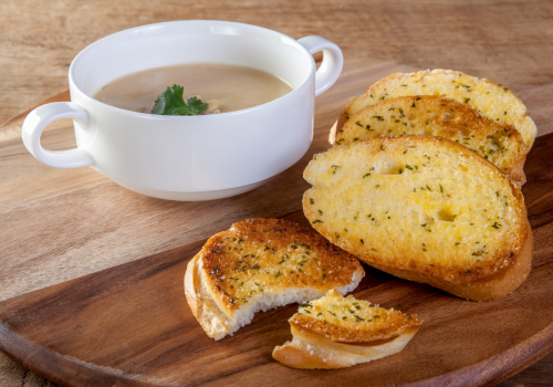 Garlic Bread With Soup Live Station Rental Singapore
